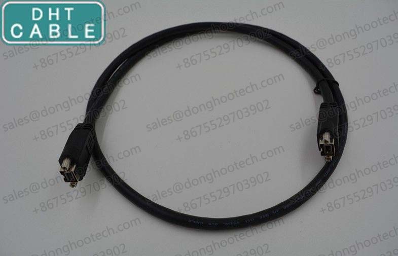 Firewire 800 Mount Screw Type Vision Cable With 1394 9Pin Female Connector